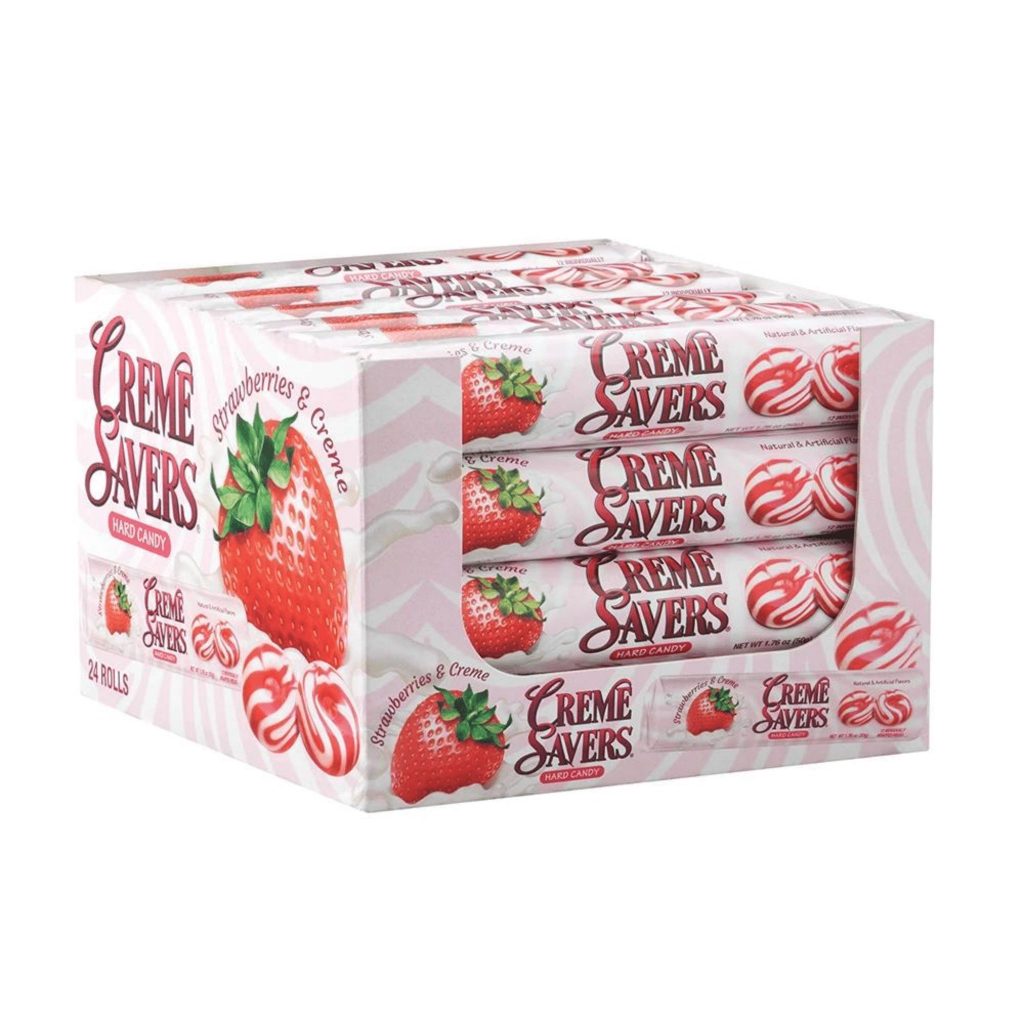 Creme Savers Strawberries & Creme 1.76oz - Grandpa Joe's Candy Shop