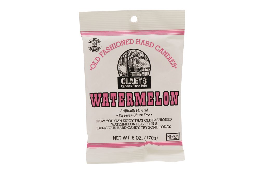 Claeys Old Fashioned Hard Candy Watermelon Drops 6oz Bag - Grandpa Joe ...