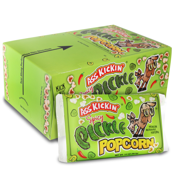 Ass Kickin' Spicy Pickle Popcorn - Grandpa Joe's Candy Shop