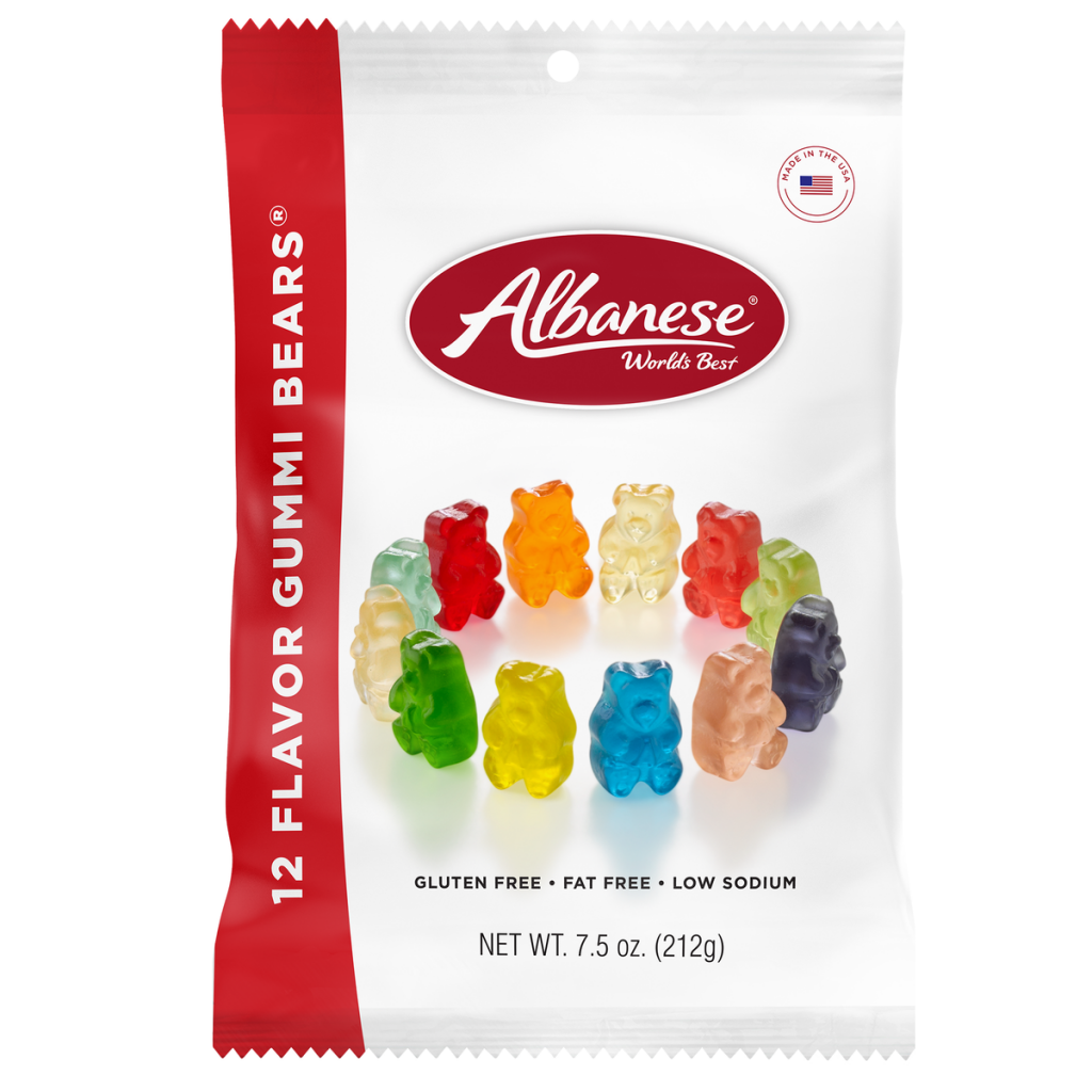 Albanese 12 Flavor Gummi Bears 7.5oz Bag - Grandpa Joe's Candy Shop