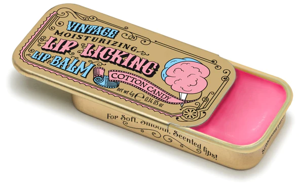 Vintage Lip Licking Lip Balm - Cotton Candy - Grandpa Joe's Candy Shop