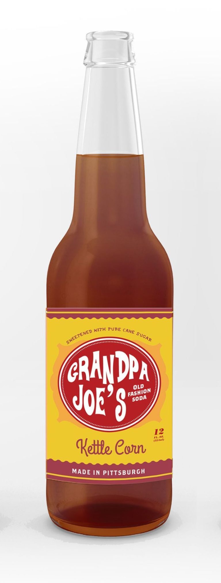 Grandpa Joe's Kettle Corn Soda - Two Bottles - Grandpa Joe's Candy Shop