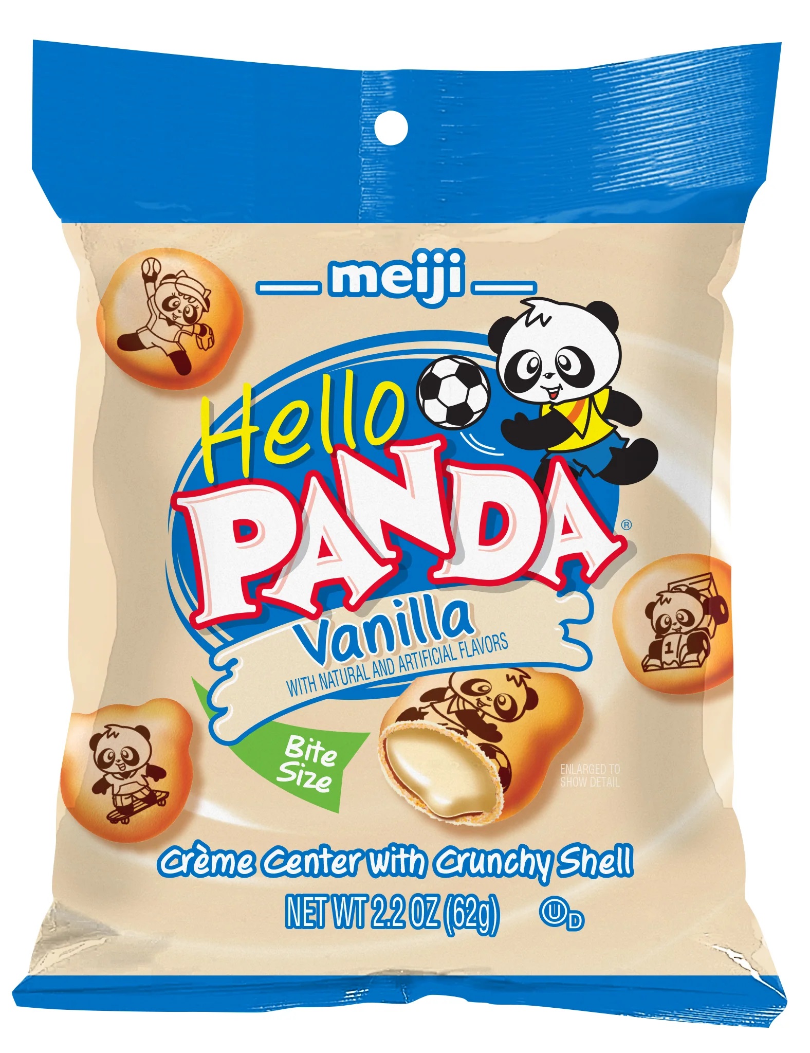 Meiji Hello Panda, Vanilla 2.2oz Bag - Grandpa Joe's Candy Shop