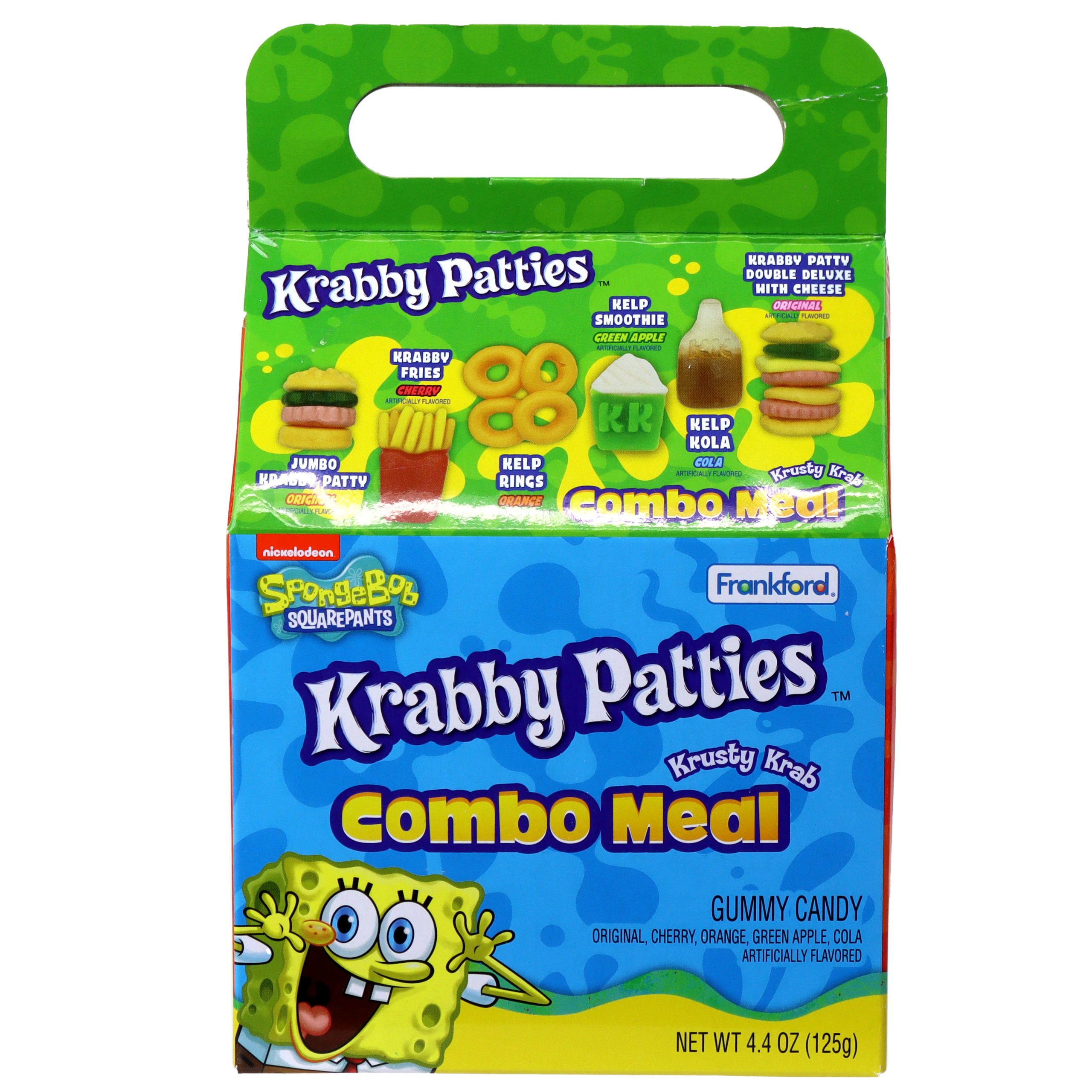 SpongeBob Squarepants Krabby Patties Combo Meal, 4.4oz - Grandpa Joe's ...