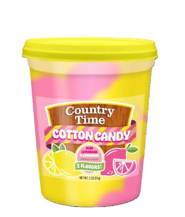 Country Time 2oz Cotton Candy Tubs - Grandpa Joe's Candy Shop