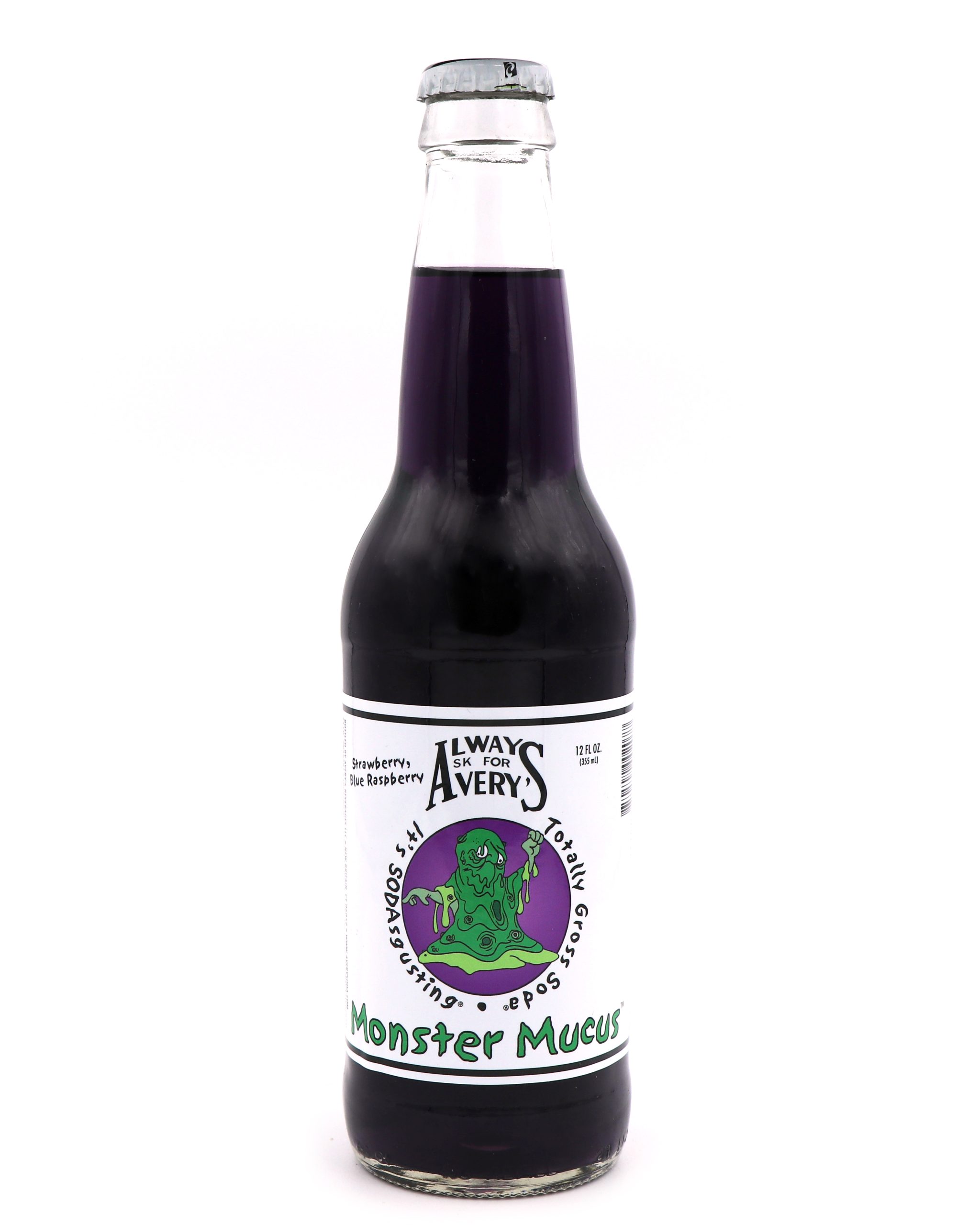 Avery's Monster Mucus, 12oz Glass Bottle Soda - 1 Bottle - Grandpa Joe ...