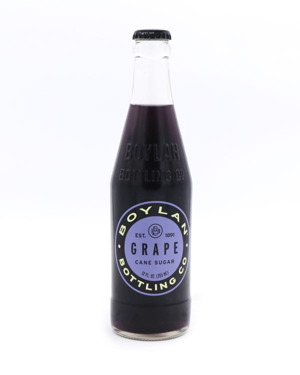 Boylan Grape Soda, 12 Fl oz Glass Bottle Soda - 1 Bottle - Grandpa Joe ...