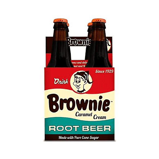 Brownie Caramel Cream Root Beer, 12oz Glass Bottle - 1 Bottle - Grandpa ...
