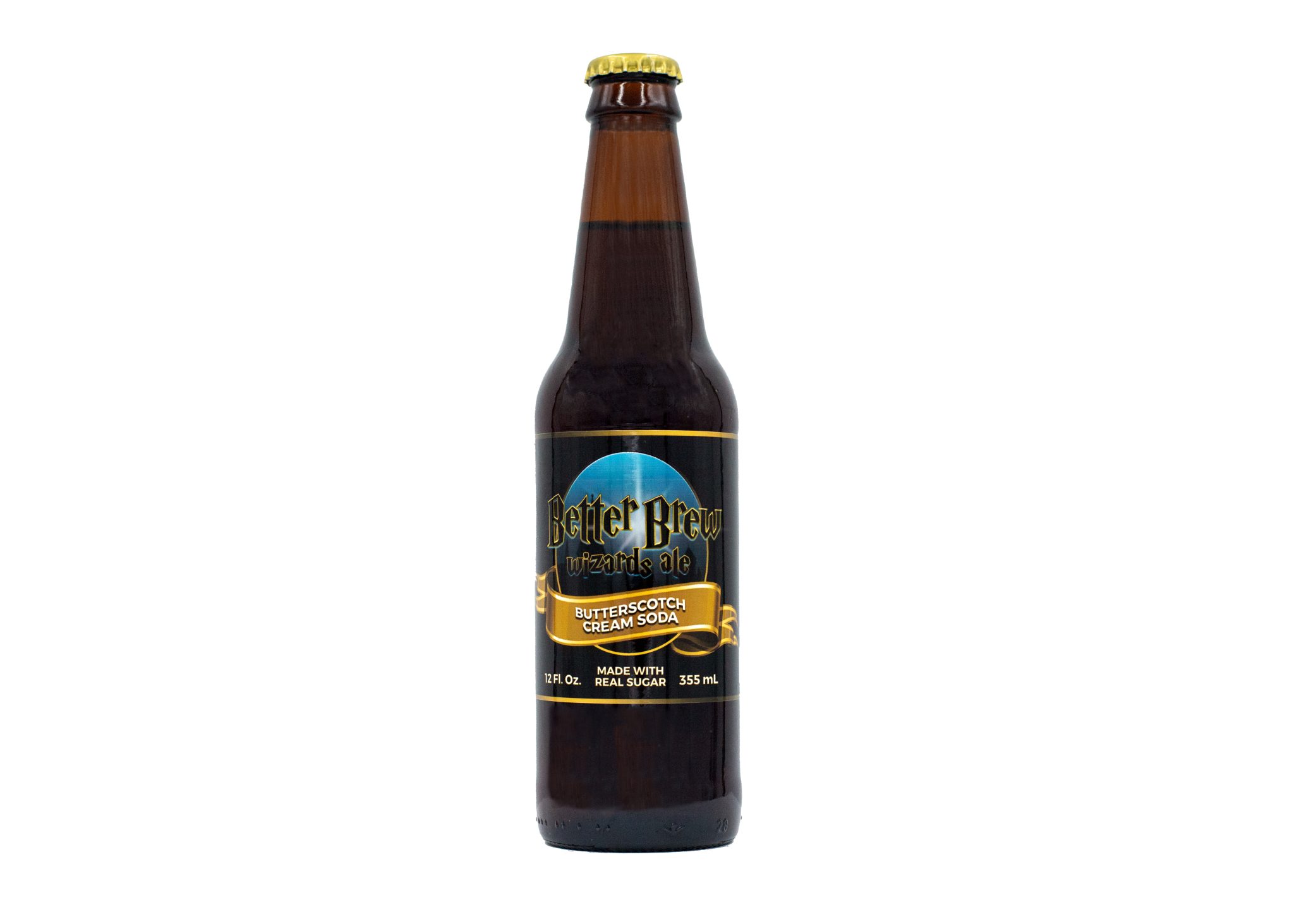Better Brew Wizards Ale, Butterscotch Cream - 12oz Glass Bottle Soda ...