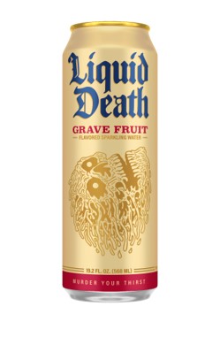 Liquid Death Grave Fruit 19.2fl oz - Grandpa Joe's Candy Shop