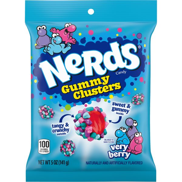 Nerds Gummy Clusters Very Berry 5oz Bag - Grandpa Joe's Candy Shop