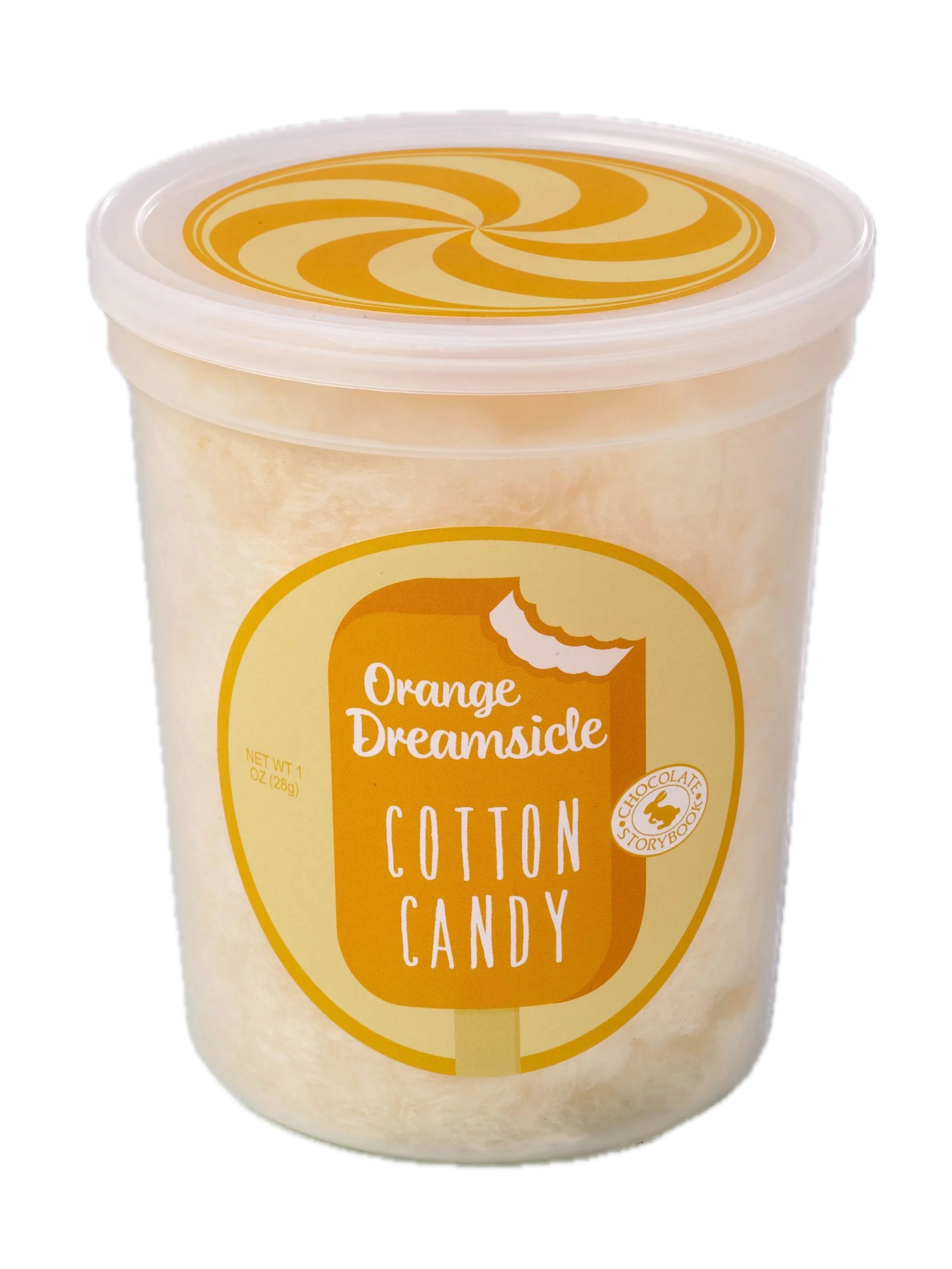 Orange Dreamsicle Cotton Candy 1.75oz Tub - Grandpa Joe's Candy Shop