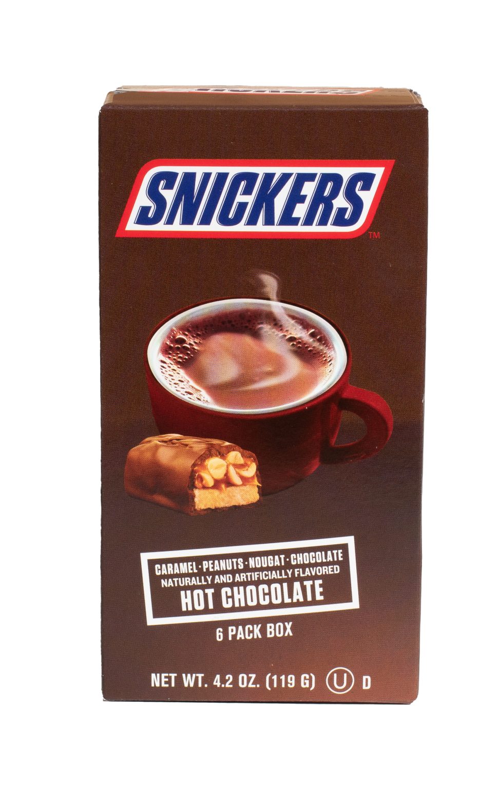 Snickers Hot Chocolate 6pk Box - 4.2oz Box - Grandpa Joe's Candy Shop