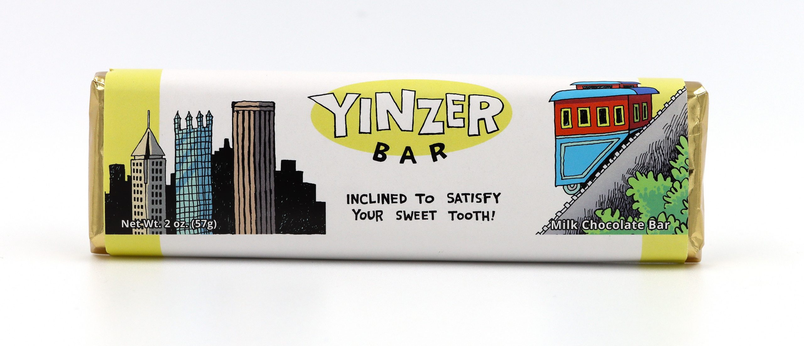 Yinzer Bar, Inclined to Satisfy, Milk Chocolate, 2oz Bar - Grandpa Joe ...