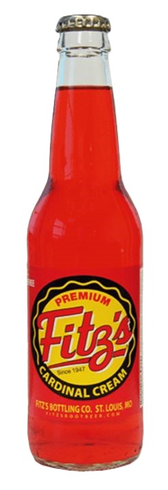 Fitz's Premium Cardinal Cream, 12oz Glass Bottle Soda - Grandpa Joe's ...