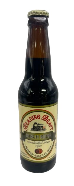 Reading Draft Birch Beer, 12oz Glass Bottle Soda - Grandpa Joe's Candy Shop