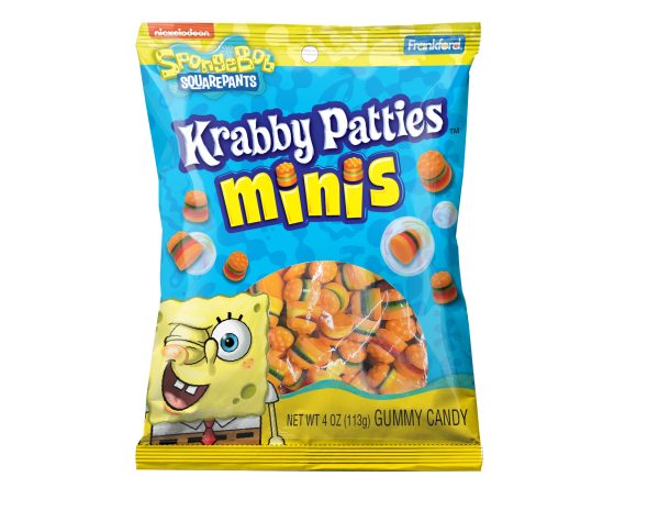 Spongebob Squarepants Krabby Patties Minis 5oz Peg Bag 1 Bag 3696