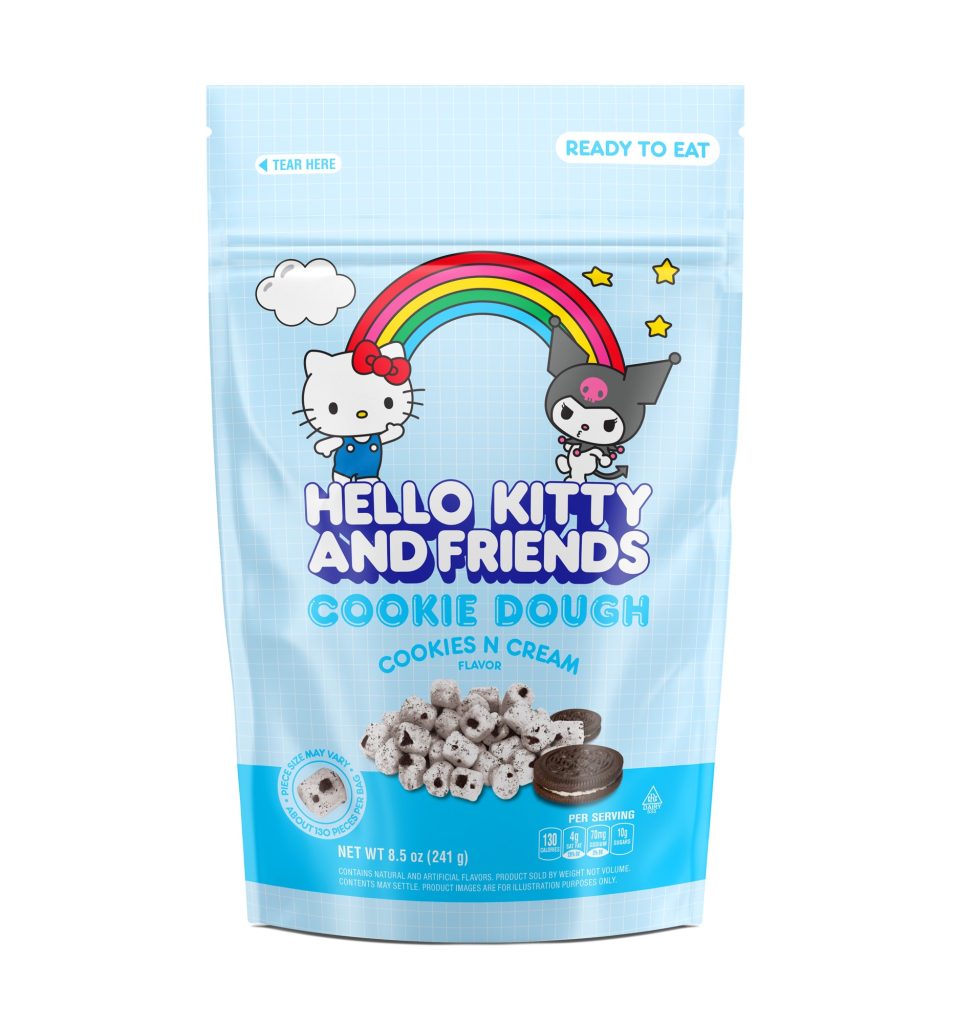 Hello Kitty Cookie Dough Bites - Cookies N Cream, 8.5oz Resealable Bag ...