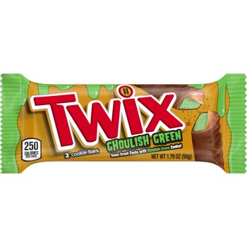 Twix Ghoulish Green 1.79oz Package - Grandpa Joe's Candy Shop