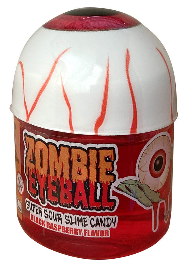 Zombie Eyeball, Super Sour Slime Candy - 3.5oz - Grandpa Joe's Candy Shop