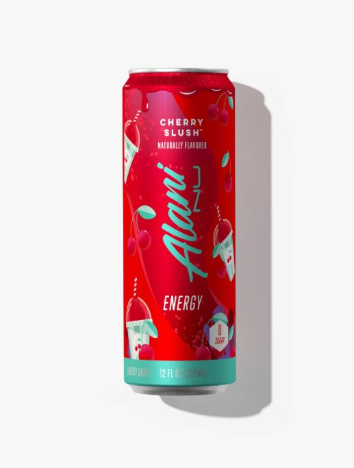 Alani Nu Energy - Cherry Slush 12oz Can - Grandpa Joe's Candy Shop
