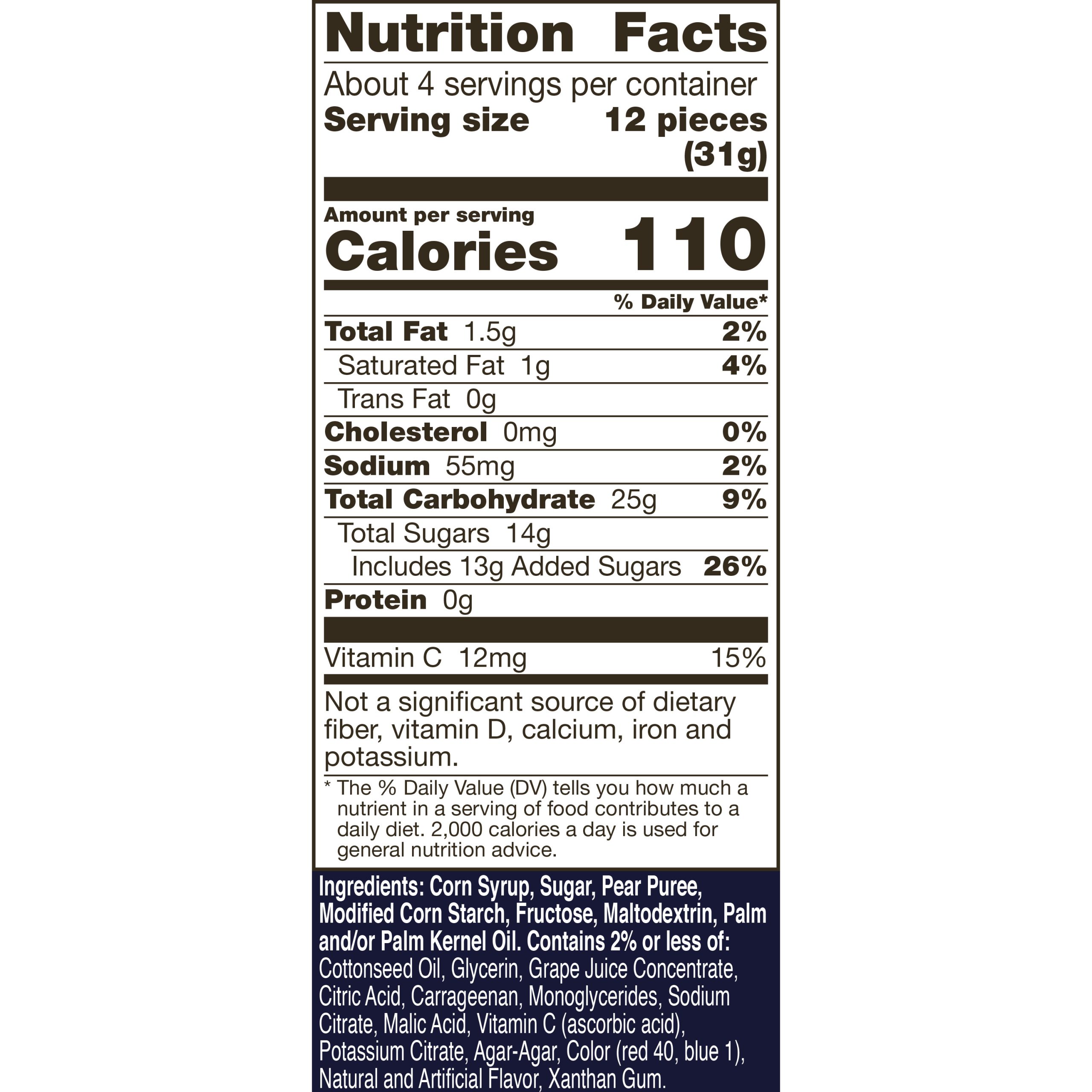 Gushers Limited Edition Wednesday Blueberry Grape Despair 4.25oz Bag ...