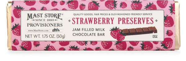 Mast General Chocolate Bar - Milk Strawberry Preserves Candy Bar ...