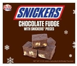 Snickers, 8oz Chocolate Fudge w/Snickers Pieces - 8oz - Grandpa Joe's ...